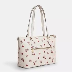 Coach | Bags | New Gallery Tote With Ladybug Floral Print | Poshmark